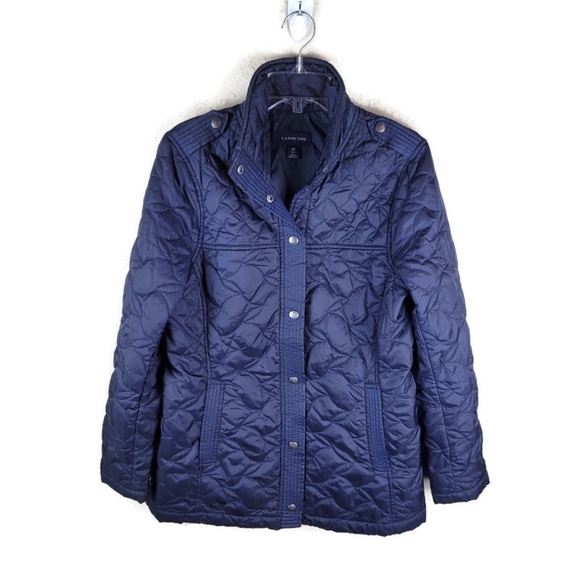 Lands' End | Jackets & Coats | Lands End Womens Jacket Xs 24 Navy ...